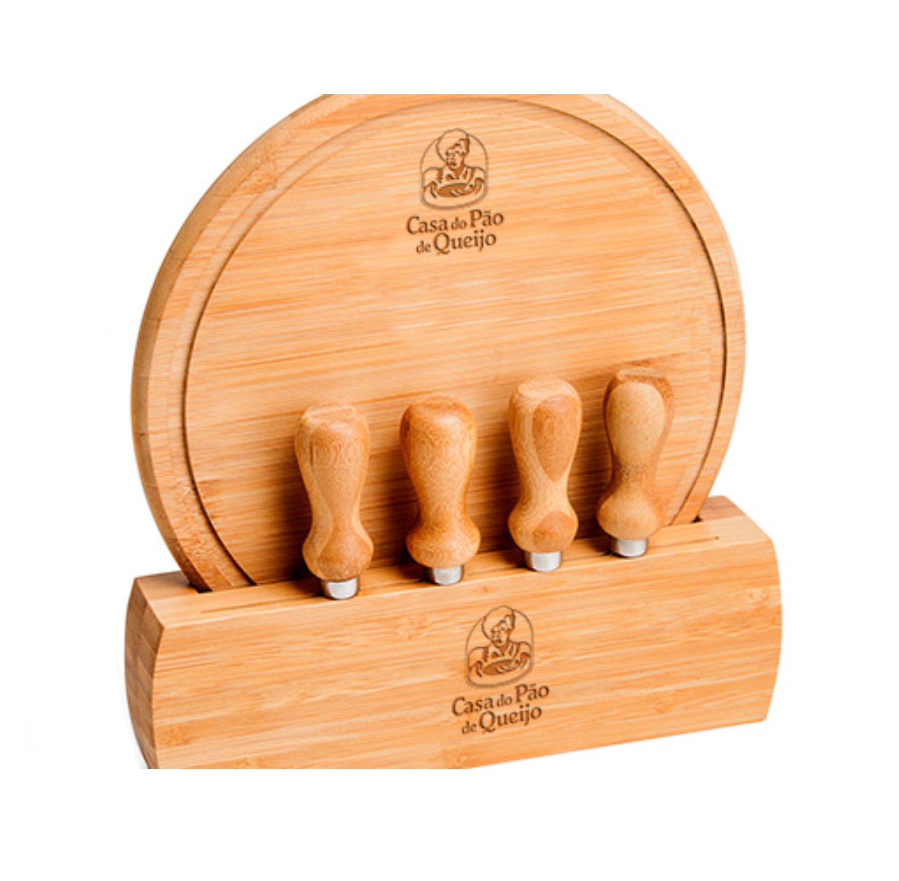 Kit Queijo com Base Personalizado Para Brinde - Universo Brindes